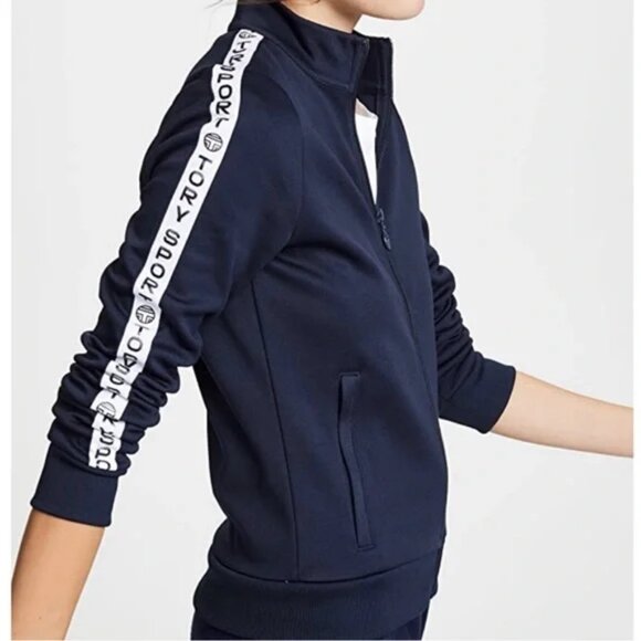 Tory Burch | Jackets & Coats | Tory Burch Jacket Womens Large Banner ...